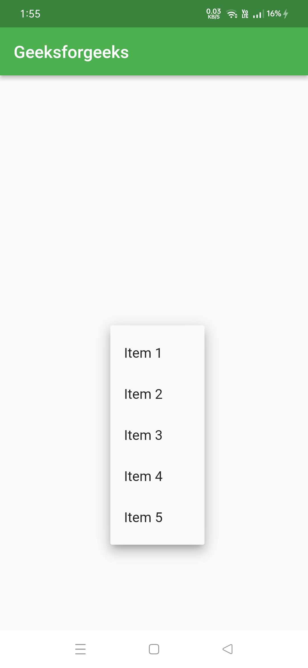 Flutter — виджет DropDownButton