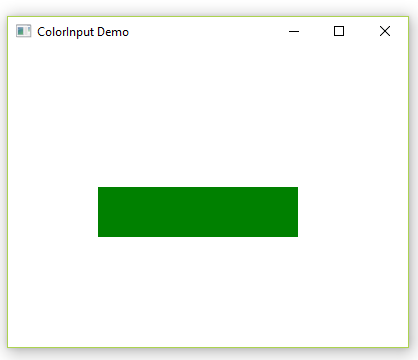 JavaFX | ColorInput Класс