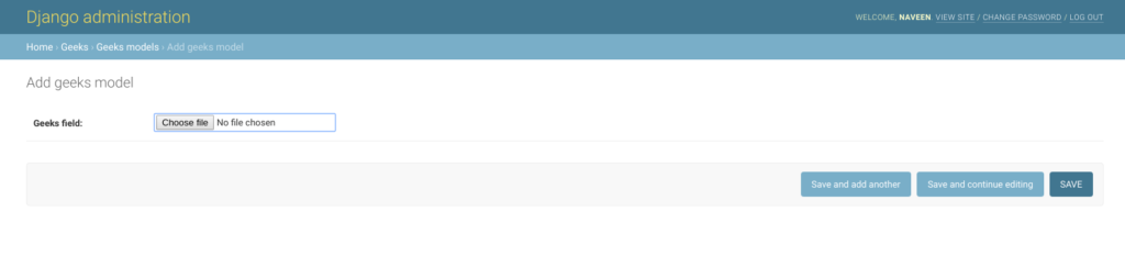 FileField - модели Django