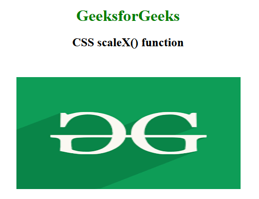 CSS | scaleX () Функция