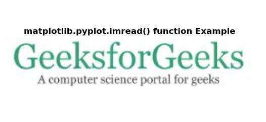 matplotlib.pyplot.imread () в Python matplotlib.pyplot.imread () в Python