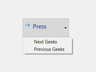 PyQt5 QCommandLinkButton - Получение меню