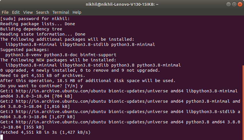 Как установить Python в Linux?
